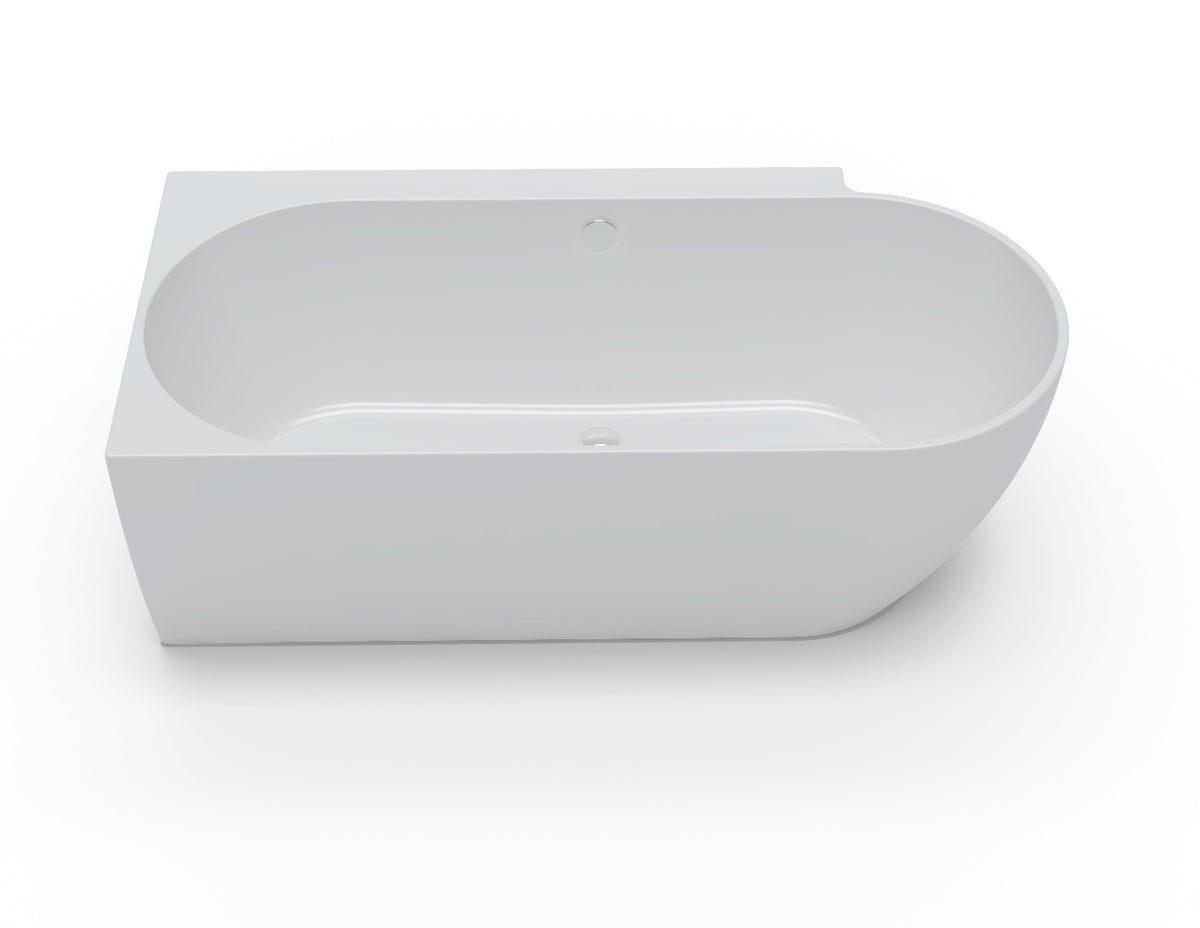 Ebb - 1590mm Shower Bath – Waters Baths